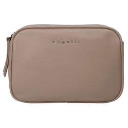 Bugatti Damen Umh&auml;ngetasche "ALMATA", beige, Kunstfaser, leicht gl&auml;nzend, unifarben, Taschen