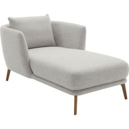Sch&ouml;ner Wohnen Kollektion Chaiselongue, B:101cm H:71cm T:161cm, grau, SCH&Ouml;NER WOHNEN-KOLLEKTION, 16% Baumwolle, 79% Polyester, 5% Polyacryl, Sofas, "Pearl - 5 Jahre