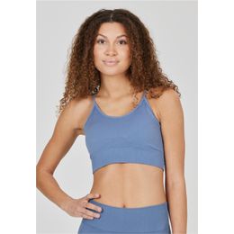 ENDURANCE ATHLECIA ATHLECIA Damen Sport-BH "FOAN W Seamless", Gr. L, grau, 80% Nylon, 19% Elasthan, 1% Polyester, unifarben, BHs, aus schnell trocknendem