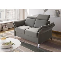 Sit & More 2-Sitzer SIT & MORE, B:156cm H:84cm T:93cm, grau, Sofas, "Vincenzo"