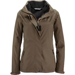 LPO Damen Outdoorjacke "BEAUMONT II NEW WOMEN", braun, Gr. 44, 100% Polyester, Jacken, auch in Gro&szlig;en Gr&ouml;&szlig;en erh&auml;ltlich