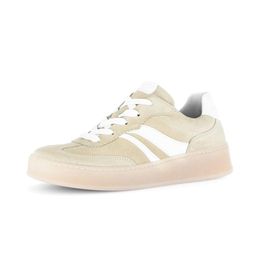 Gabor Damen Sneaker "Sneaker low", Gr. 43beige, Schuhe