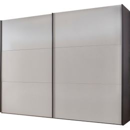 Schwebet&uuml;renschrank Wiemann, B:296,3cm H:217cm T:67cm, grau, Schr&auml;nke, "Korfu", hochwertige Beschl&auml;ge