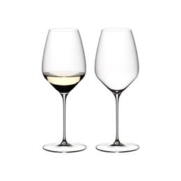 Wei&szlig;weinglas "Riesling Glas Veloce 570 ml 2er Set transparent", &Oslash; 9,2cm x 24,7cm, 570ml, 2 tlg., bunt, RIEDEL THE WINE GLASS COMPANY, Trinkgef&auml;&szlig;e,