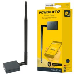 Schellenberg Tor-Funksteuerung ""Powerlift", Smartphone-Garagentor&ouml;ffner", B:3,5cm H:1,2cm L:6cmschwarz, Funksteuerungsmodule, mit LED & USB Kabel,