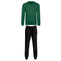 TRIGEMA Damen Jogginganzug "TRIGEMA Bio-Freizeitanzug", schwarz, Basic, Gr. S, Single Jersey, 75% Baumwolle (Biobaumwolle kbA), 25% Baumwolle