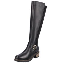 Remonte Damen Stiefel "Remonte Stiefel Glattleder", Gr. 38, schwarz, Glattleder, Schuhe