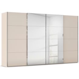 Schwebet&uuml;renschrank Rauch, B:360cm H:223cm T:68cm, beige, Holzwerkstoff, Schr&auml;nke, "Kleiderschrank Schrank Garderobe Schlafzimmerschrank SCALE-FYRA",