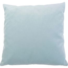 G&ouml;zze Dekokissen G&Ouml;ZZE, B:60cm L:60cm, blau, Polyester, Dekokissen_Sitzkissen_Kissenh&uuml;llen, "Duval", mit Rei&szlig;verschluss, Kissenh&uuml;le ohne F&uuml;llung, 2 St&uuml;ck