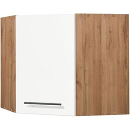 Eckh&auml;ngeschrank KOCHSTATION, B:60cm H:57cm T:60cm, wei&szlig;, Holzwerkstoff, K&uuml;che, Schr&auml;nke, "KS-Wien", Breite 60x60