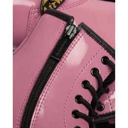 Dr. Martens Damen Schn&uuml;rboots "Junior 1460 8-Loch Lacklederstiefel", Gr. 32rosa, Lackleder, Schuhe, Lackstiefel, Kinderstiefel, Freizeitschuh mit