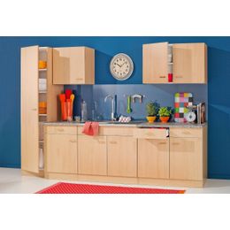 H&auml;ngeschrank KOCHSTATION, B:60cm H:57cm T:34cm, braun, Holzwerkstoff, K&uuml;che, Schr&auml;nke, "KS-Elster", Breite 60 cm