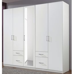 Kleiderschrank wimex, B:225cm H:210cm T:58cm, wei&szlig;, Schlafzimmer, Schr&auml;nke, "Freiburg"