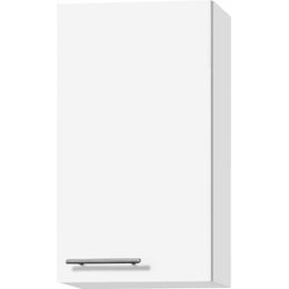 H&auml;ngeschrank Optifit, B:40cm H:70,4cm T:34,9cm, wei&szlig;, K&uuml;che, Schr&auml;nke, "Bern", Breite 40 cm, 70 cm hoch, mit 1 T&uuml;r, mit Metallgriff
