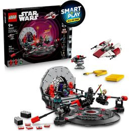 Konstruktionsspielsteine Lego "SMART Play: A-Wing und das Duell im Thronsaal (75427), Lego Star Wars&trade;", bunt, Spielbausteine, Kinder, Kunststoff, inklusive SMART Brick; mit Licht- und Soundeffekten