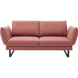 Sch&ouml;ner Wohnen Kollektion 2-Sitzer, B:228cm H:85cm T:215cm, rosa, SCH&Ouml;NER WOHNEN-KOLLEKTION, 100% Polyester, Sofas, "Spin, Multifunktionssofa, bequem und hochwertig