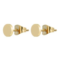 Adelia&acute;s ADELIA ́S Damen Paar Ohrh&auml;nger "Unisex Ohrringe &ndash; Ohrstecker aus Edelstahl"gold, Edelstahl, Ohrringe, Perfekt als Geschenk zum Muttertag