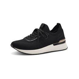 Tamaris Damen Sneaker "Tamaris Sneaker Textil", Gr. 37, gold, Textil, Schuhe