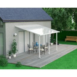 Terrassendach, B:425cm T:295cm, wei&szlig;, PALRAM - CANOPIA, Aluminium, Polycarbonat (PC), Terrassen&uuml;berdachungen, "Olympia 3x4.2", BxT: 425x295 cm
