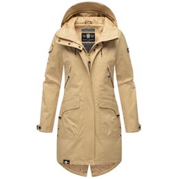 Navahoo Damen Outdoorjacke "Pfefferschote", braun, Gr. XS, Obermaterial: 55% Nylon, 45% Baumwolle; Futter: 100% Polyester; &Auml;rmelfutter: 100%