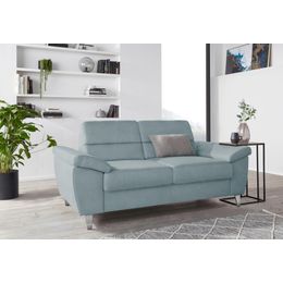 Sit & More 2-Sitzer SIT & MORE, B:168cm H:88cm T:91cm, blau, Sofas, "Sorano", Breite 168 cm