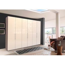 Faltt&uuml;renschrank Wiemann, B:300cm H:236cm T:58cm, beige, Schr&auml;nke, "Loft", Glasfront