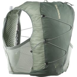 Salomon Trinkrucksack "ACTIVE SKIN 8 SET", S, gr&uuml;n, Rucks&auml;cke
