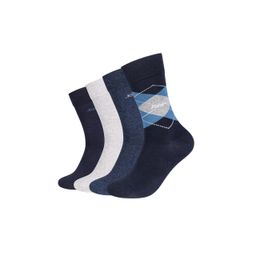 JOOP! JOOP Damen Socken "Socken 4er Pack", Gr. 39navy mix, 85% Baumwolle, 12% Polyamid, 3% Elasthan, kariert, Socken, 4er Pack Elegante Geschenkbox, Aus