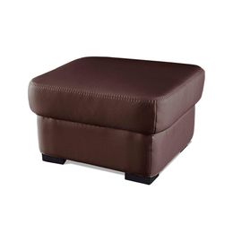 Hocker COTTA, B:60cm H:44cm T:60cm, braun, Luxus-Microfaser aus 100% Polyester, Wohnzimmer, Hocker, "Dani"