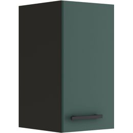 H&auml;ngeschrank Optifit, B:30cm H:57,6cm T:34,6cm, gr&uuml;n, Holzwerkstoff, K&uuml;che, Schr&auml;nke, "Palma", Breite 30 cm, 1 T&uuml;r, 1 Einlegeboden