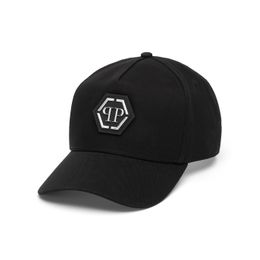 Philipp Plein Damen Baseball Cap "Hexagon"02, schwarz, Caps