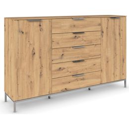 Kombikommode Rauch, B:180cm H:111cm T:42cm, braun, Holzwerkstoff, Schlafzimmer, Sideboards, "Kommode T&uuml;rkommode Sideboard Kombikommode FLIPP",