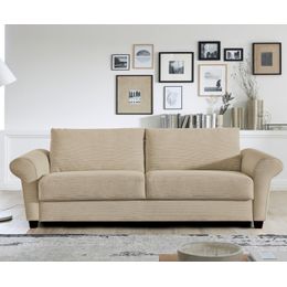 Schlafsofa Bali, B:231cm, beige, 92% Polyester, 8% Polyacryl, Jugendzimmer, Sofas, "ELISA Dauerschl&auml;fer in 140 und 160er Breite", stabile