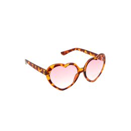 Damen Sonnenbrille "Heart", bunt, Collezione Alessandro, Sonnenbrillen, Rahmen in Leooptik