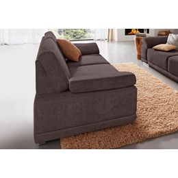 Sit & More 2,5-Sitzer SIT & MORE, B:191cm H:80cm T:99cm, braun, Struktur ( 100% Polyester);Struktur fein ( 90% Polyester; 10% Polyamid);Luxus-Microfaser ALTARA