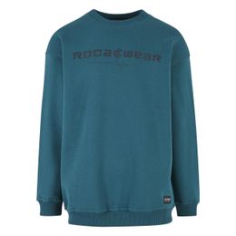 Rocawear Herren Sweatshirt "Rocawear Herren Rocawear Kentucky Crewneck"petrol, Gr. M, bedruckt, 80% Baumwolle, 20% Polyester, Sweatshirts