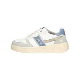 Mustang Shoes Damen Sneaker "Mustang Shoes Sneaker Lederimitat", Gr. 38, grau, Lederimitat, Schuhe