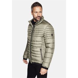 NEW CANADIAN Herren Steppjacke, gr&uuml;n, Gr. 52, unifarben, 100% Polyester, Jacken, mit elastischem Bund am Saum und Armabschluss