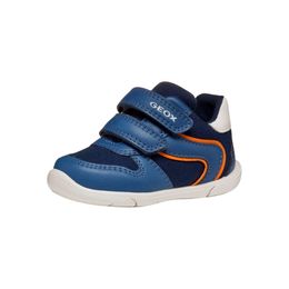 Geox Baby Lauflernschuh "Geox Sneaker Lederimitat/Textil", Gr. 24, orange, Lederimitat, Textil, Schuhe