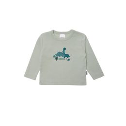 Liliput Jungen Langarmshirt "Dino", gr&uuml;n, Gr. 98, bedruckt, 100% Baumwolle, Shirts, aus weichem Baumwoll-Material