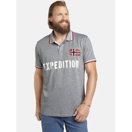 Jan Vanderstorm Herren Poloshirt "Doppelpack Poloshirt JOHAN", grau, Gr. XL, Obermaterial: 100% Baumwolle CO., Shirts