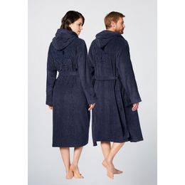 Bademantel Chiemseenight sky, 100% Baumwolle, Hausm&auml;ntel