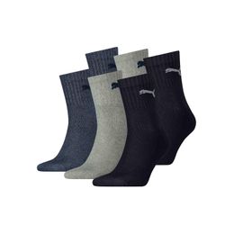 Puma Damen Kurzsocken "Socken 6er Pack", Gr. 39, blau, Obermaterial: 78% Baumwolle CO. 18% Polyester PES. 2% Polyamid PA. 2% Elasthan EL., Socken
