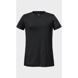 Sch&ouml;ffel SCH&Ouml;FFEL Damen Funktionsshirt "T Shirt Buchberg L", schwarz, Gr. 34, Oberstoff: 60% Baumwolle, 40% Polyester, Shirts