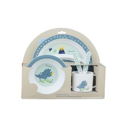 Sterntaler Tableware Set 'Dino Rexi' male Blue size 0