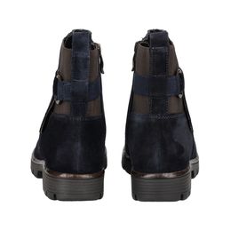 Ara Damen Stiefelette "Ara Stiefelette Veloursleder", Gr. 38, blau, Veloursleder, Schuhe