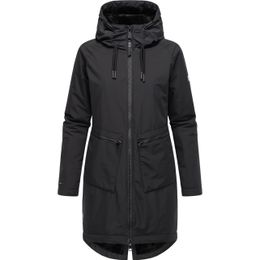 Ragwear Damen Kurzmantel "Holstic", schwarz, Gr. L, Obermaterial: 100% Polyester. Innenfutter: 100% Polyester. Wattierung: 100% Polyester, M&auml;ntel,