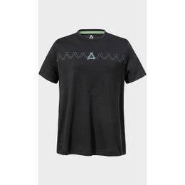 Sch&ouml;ffel SCH&Ouml;FFEL Damen Funktionsshirt "T Shirt Style Elmori WMN", schwarz, Gr. 38, Oberstoff: 60% Baumwolle, 40% Polyester, Shirts