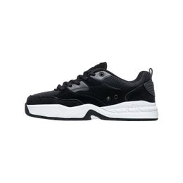 DC Shoes Herren Sneaker "DC Ascend", Gr. 11,5, schwarz-wei&szlig;, Obermaterial: Leder (Kuh) / Futter: Textil / Au&szlig;ensohle: Gummi., Schuhe