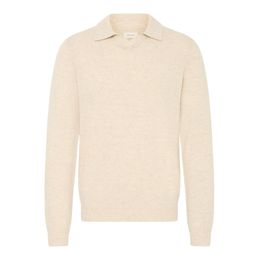 Blend Herren Longsleeve "Strickpullover BHBranko", beige, Gr. S, Obermaterial: 60% Wolle mw. 40% Nylon NY., Shirts